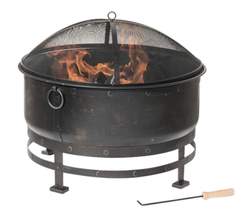 Dagan FP- 1025 Cauldron Style Bronze Fire Pit - The Hearth and Grill Shop
